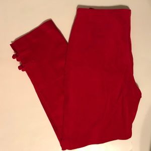 Work Order | Pants & Jumpsuits | Work Order Side Zip Red Pants Size 2 ...